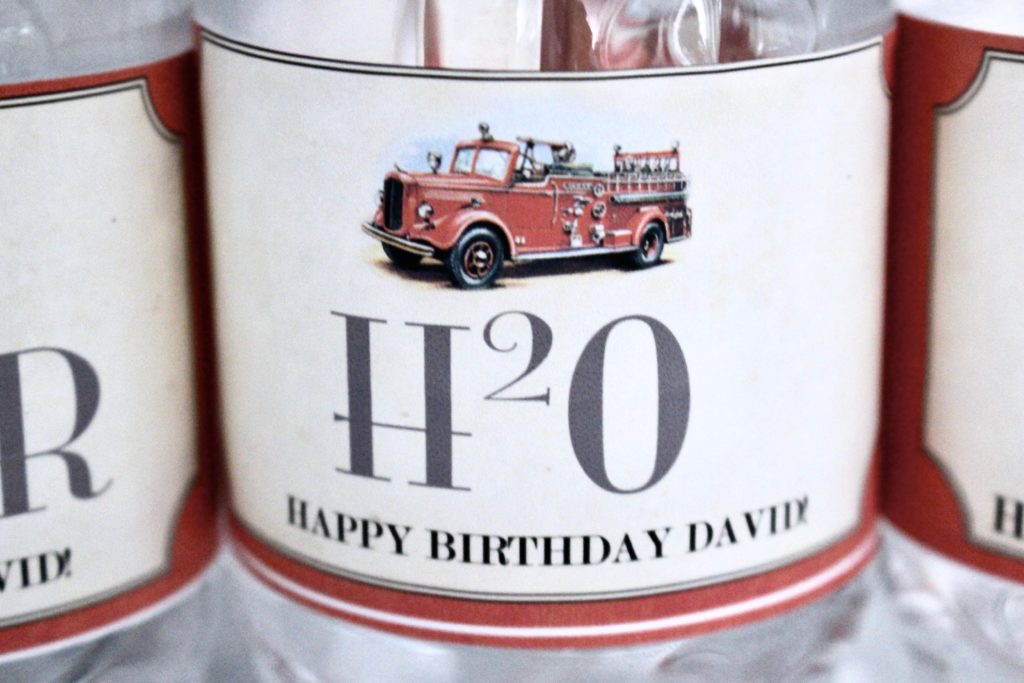 Fire Truck Birthday Party - Champagne Chaos