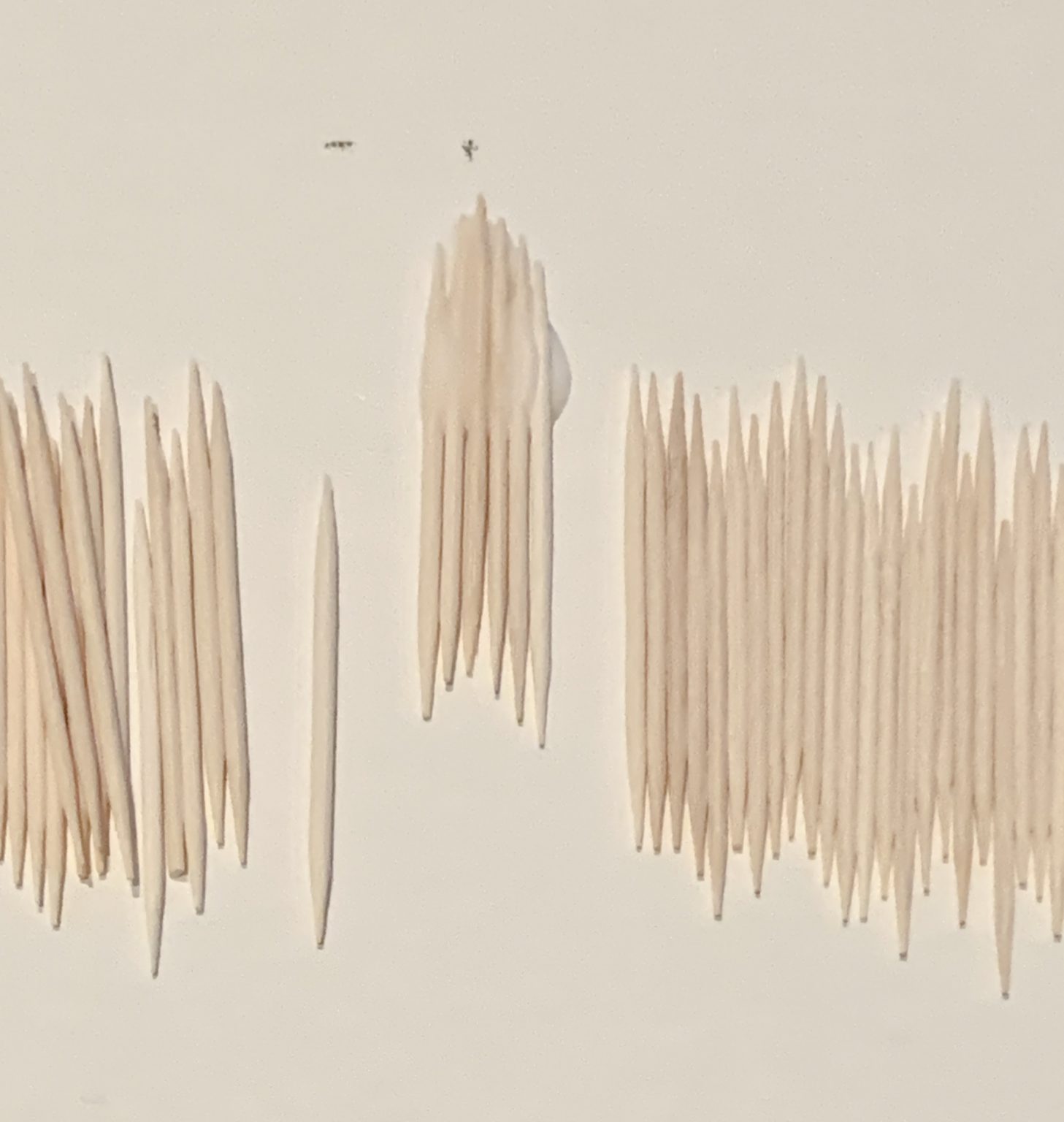 DIY Toothpick Art - Champagne Chaos
